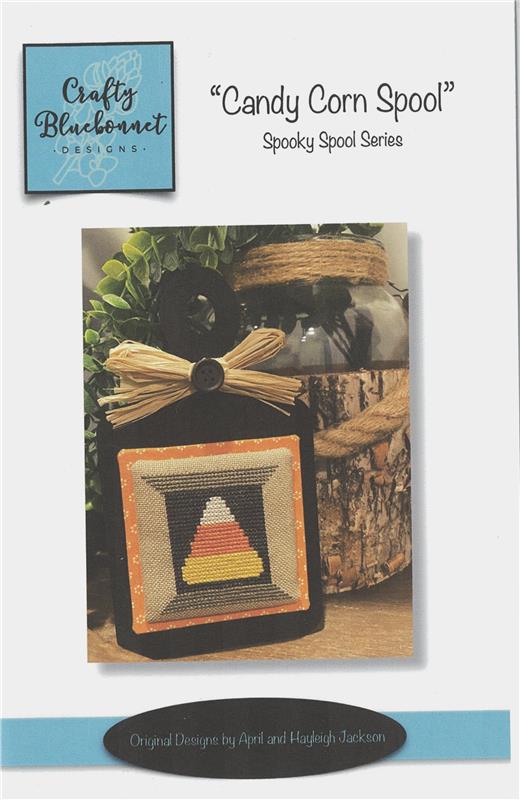 "Candy Corn Spool" | Cross Stitch Pattern