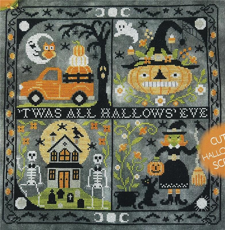 "Twas All Hallows Eve 4" | Cross Stitch Pattern