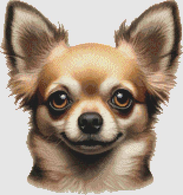 "Chihuahua - Portrait" | Cross Stitch Pattern