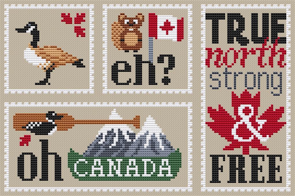 "Canadian Smalls" | Cross Stitch Pattern