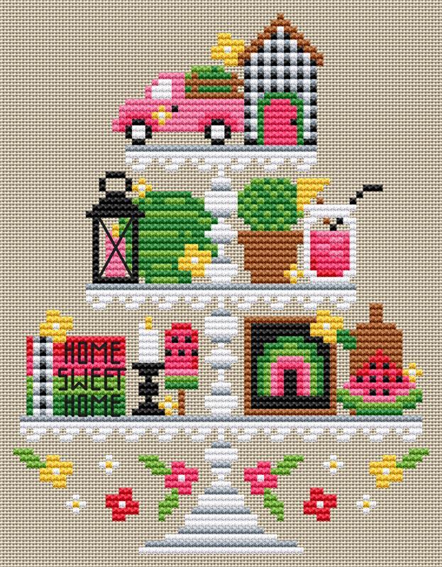 "Watermelon Tier" | Cross Stitch Pattern