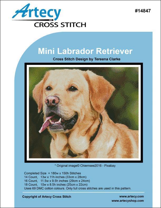 "Mini Labrador Retriever" | Cross Stitch Pattern