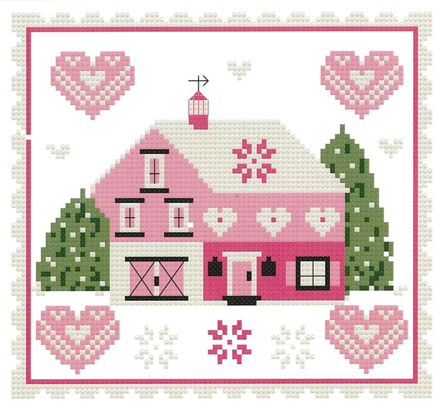 "February Barn" | Cross Stitch Pattern