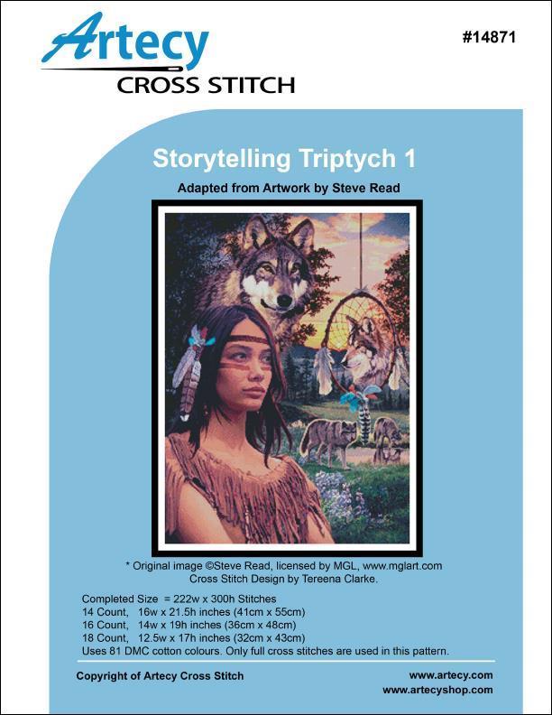 "Storytelling Triptych 1" | Cross Stitch Pattern