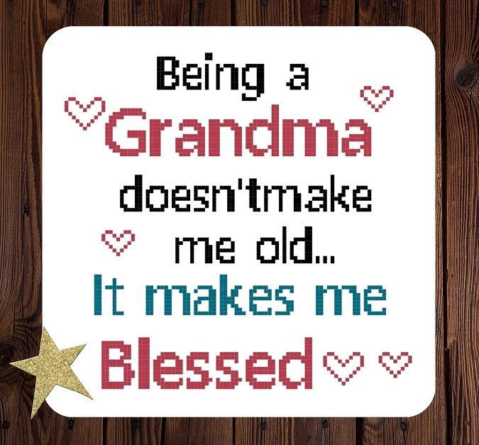 "Being a Grandma" | Cross Stitch Pattern