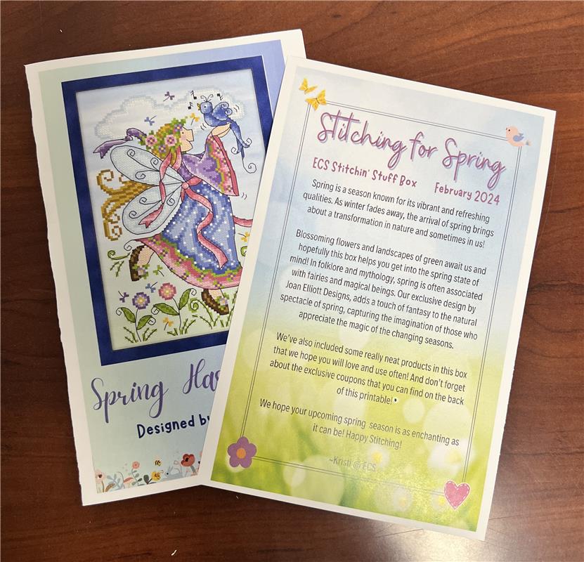 "Stitching For Spring" | Cross Stitch Item