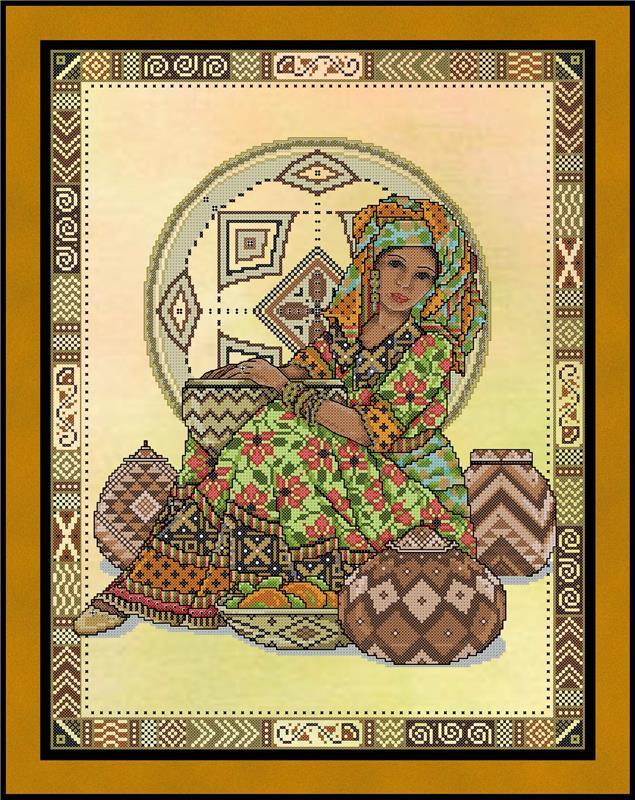 "Africa" | Cross Stitch Pattern