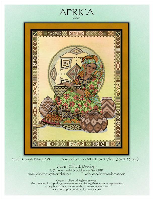 "Africa" | Cross Stitch Pattern