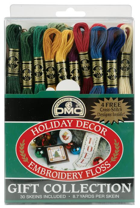 DMC Floss Packs: DMC Holiday Decor floss pack 30 Festive Holiday Skeins