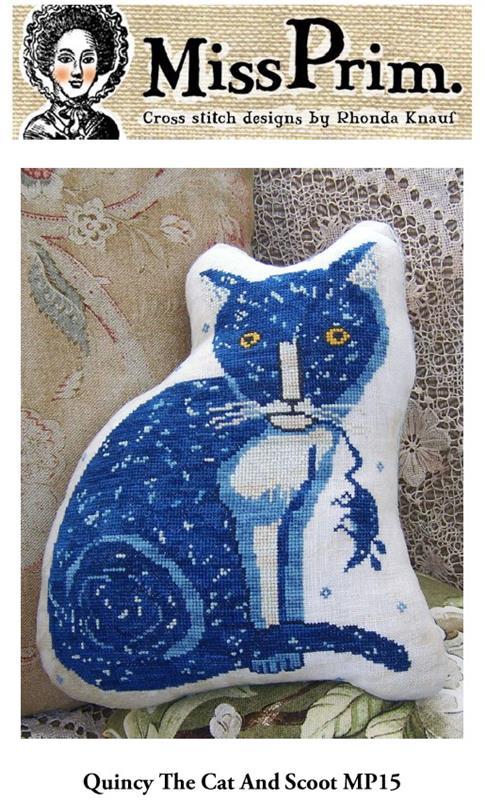 "Quincy The Cat" | Cross Stitch Pattern