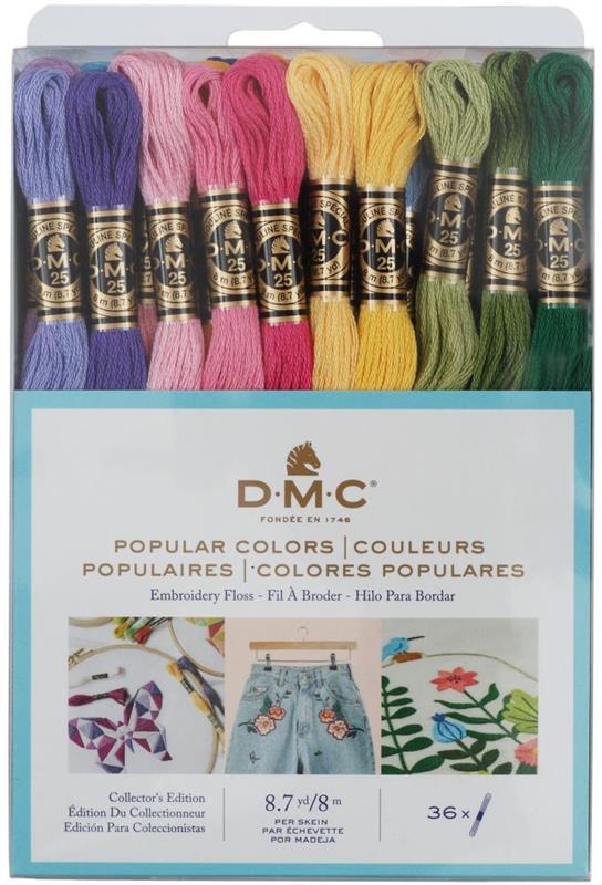 DMC Floss Packs: DMC Popular Colors Floss Pack 36 per package