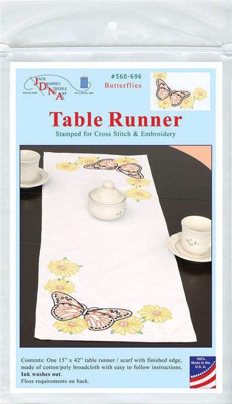 "Butterflies Table Runner" | Cross Stitch Item