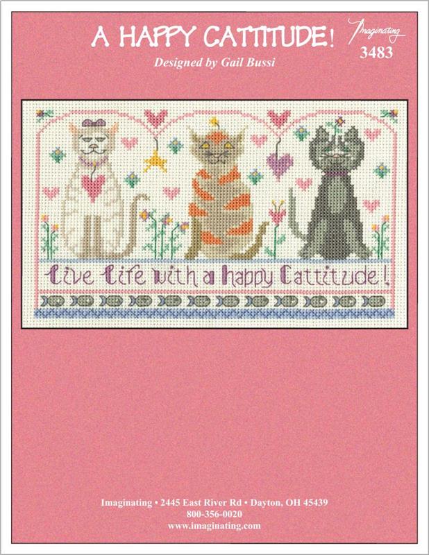 "A Happy Cattitude" | Cross Stitch Pattern