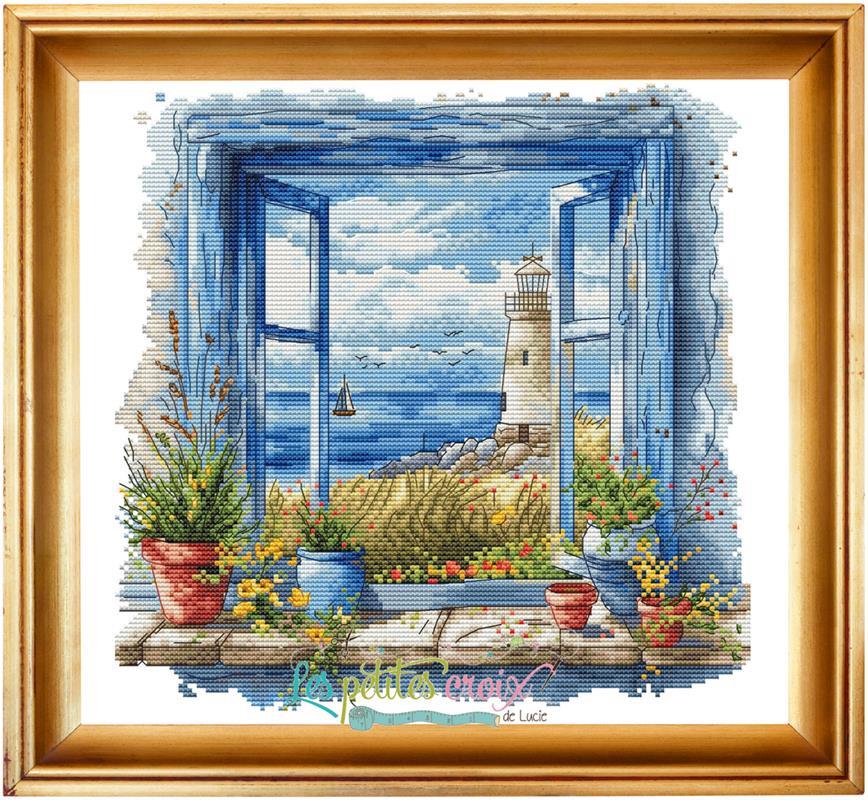 "Nautical window" | Cross Stitch Pattern