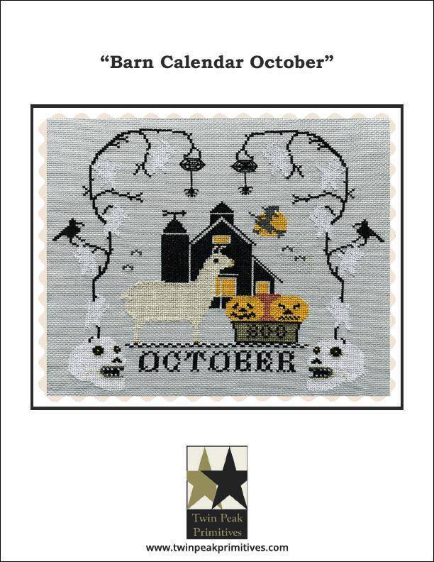 "Barn Calendar October" | Cross Stitch Pattern