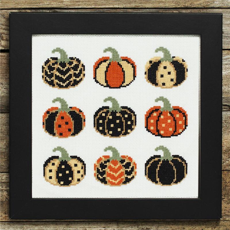 "Painted Pumpkins" | Cross Stitch Pattern