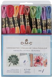 DMC Floss Packs: DMC Variegated Floss Pack 36 per package
