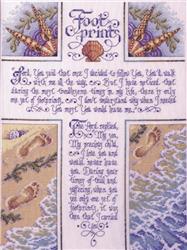Footprints (cross stitch kit)