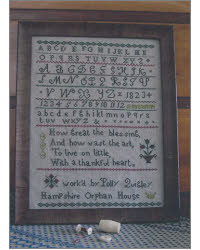 "Polly Quigley Sampler" by Beehive Needleworks