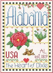 "Alabama Little State Sampler" by Alma Lynne Designs