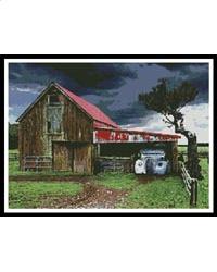 "Old Barn in a Storm" by Artecy Cross Stitch