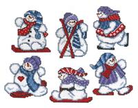 "Winter Sports Snowmen" by Imaginating