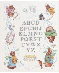 Peter Rabbit Centenary Sampler (cross stitch kit)