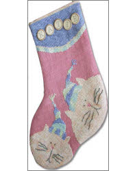"Kitty Kitty Stocking" by Samsarah Design Studio