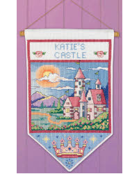 Castle Banner (cross stitch kit)