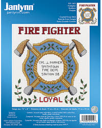Fire Fighter (cross stitch kit)