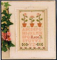 "Rose Sampler" by Little House Needleworks