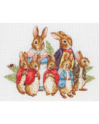 Peter Rabbit Family (cross stitch kit)