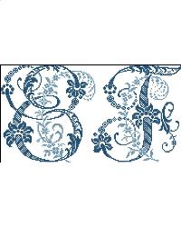 "Elaborate Alphabet E F" by PinoyStitch