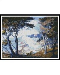 "Villa on the Monterey Coast" by Artecy Cross Stitch