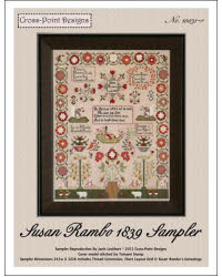 "Susan Rambo Sampler" by Cross-Point Designs