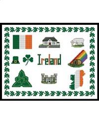 "Ireland Sampler" by Artecy Cross Stitch