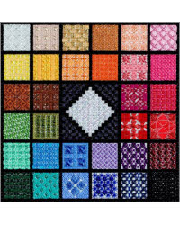 "Twinkling Gems (Counted Canvas)" by DebBee's Designs