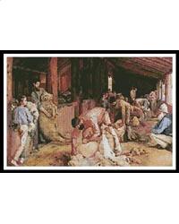 "Shearing the Rams" by Artecy Cross Stitch