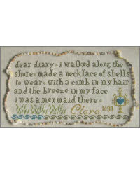 "Clara's Mermaid Sampler 1891" by Sampler Girl, The