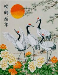 "Crane Paradise" by PINN Stitch-Art & Technology Co. Ltd.