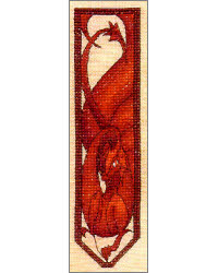 "Red Dragon Bookmark" by Dracolair Creations