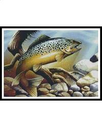 "Brown Trout" | Cross Stitch Pattern