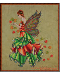 "Fallyn The Fall Fairy" | Cross Stitch Pattern