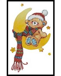 "Bedtime Bear" | Cross Stitch Pattern
