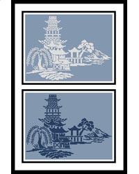 "Blue Willow" | Cross Stitch Pattern