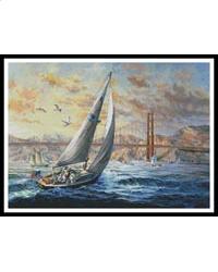 "Golden Gate" | Cross Stitch Pattern