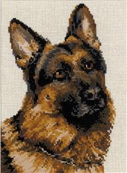 "German Shepherd" | Cross Stitch Kit