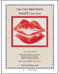 "Lips Cross Stitch" | Cross Stitch Pattern