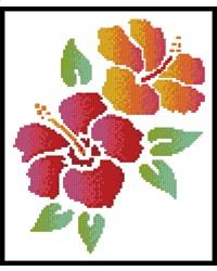 "Hibiscus" | Cross Stitch Pattern