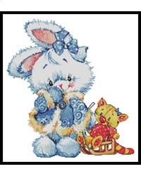 "Snow Bunny" | Cross Stitch Pattern